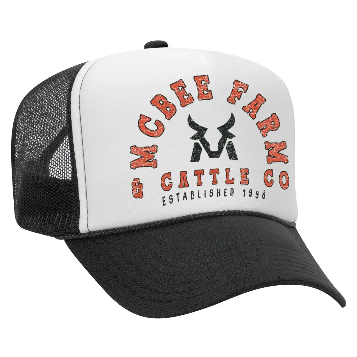 McBee Vintage Logo Trucker – McBee Farm & Cattle Co