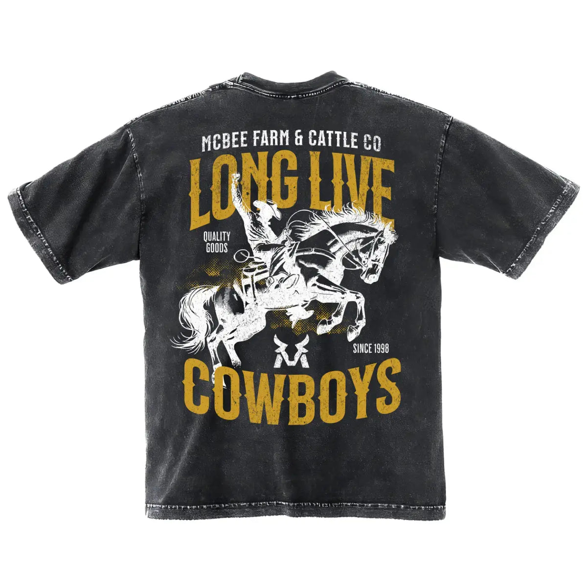 Long Live Cowboys Oversized T-Shirt - McBee Farm & Cattle Co